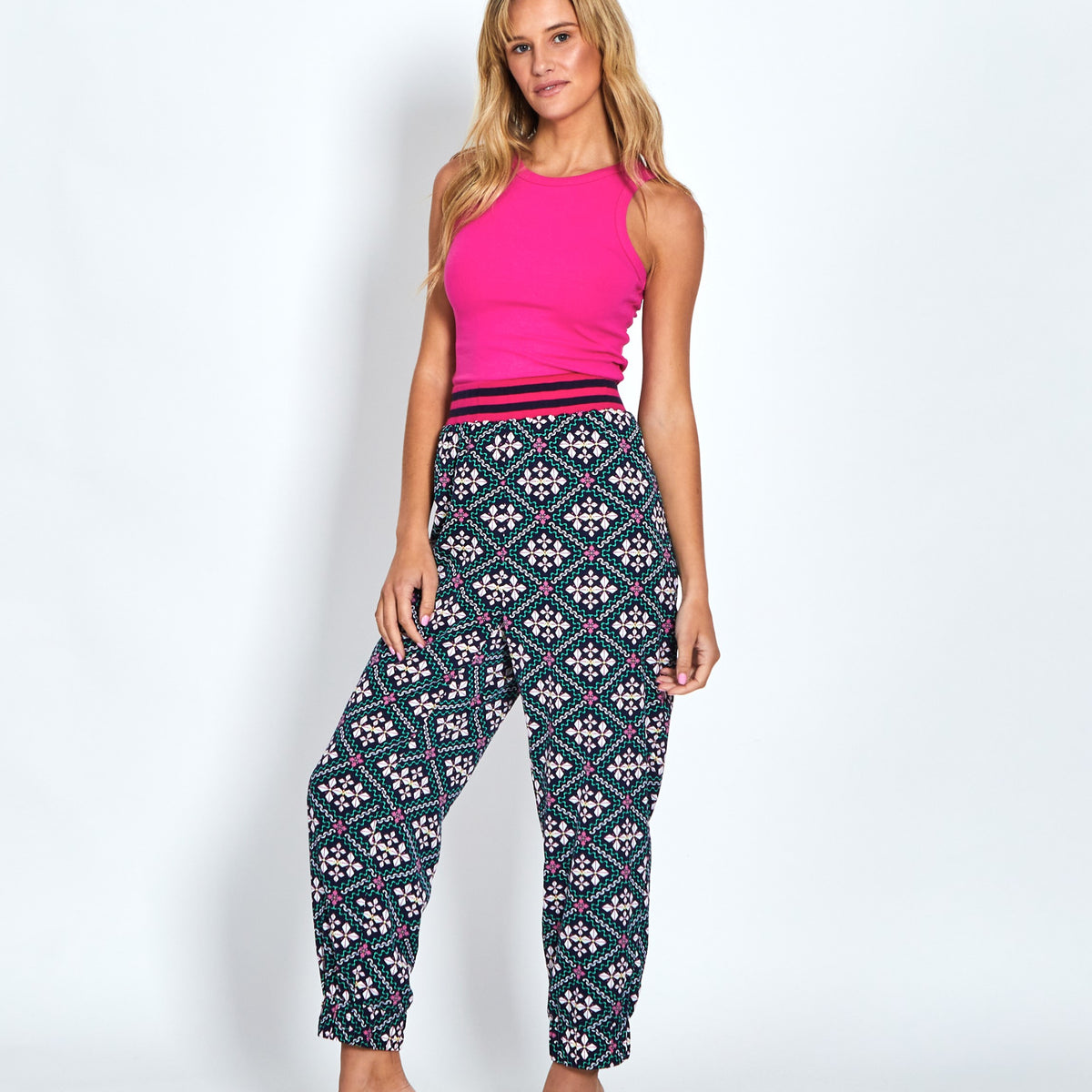 Celine Jogger - Navy Print – Zoe Moss